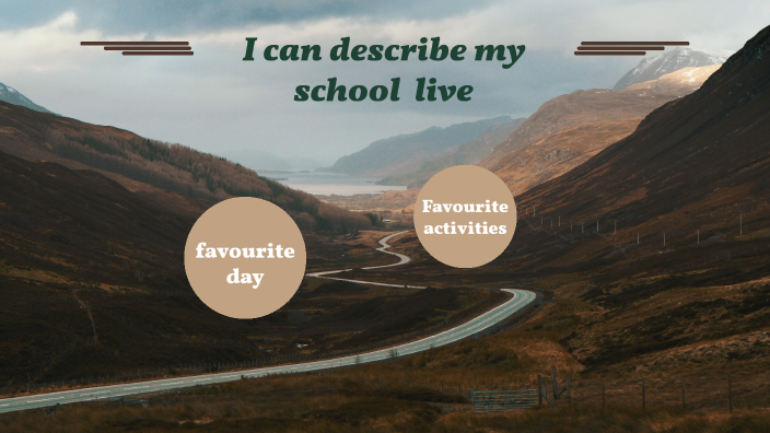 I can describe my school life by Manu Gellaerts on Prezi