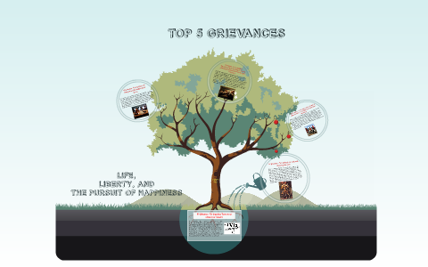 5 Grievances of the Declaration of independence by Parker Amundson on Prezi