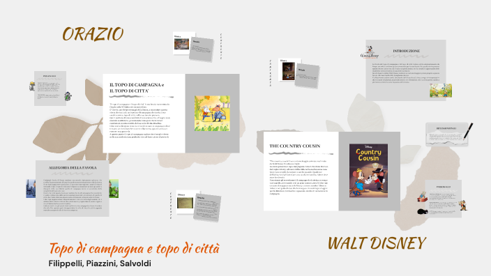 Topo di campagna e topo di città by Alice Filippelli on Prezi