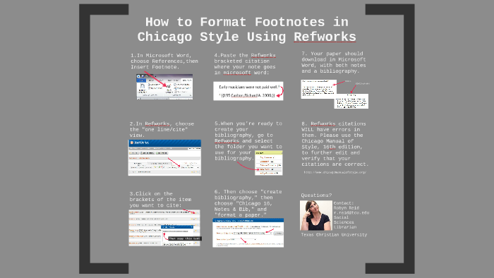 how-to-format-footnotes-in-chicago-style-using-refworks-by-robyn-reid
