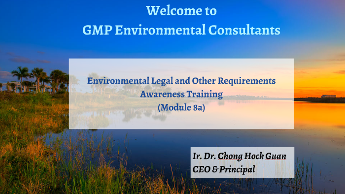 Awareness Training on HSE Laws of Malaysia - GMP introduction slides by ...