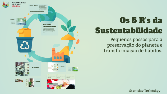 Os 5 R’s da Sustentabilidade by Escola on Prezi