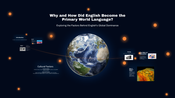 Why and How Did English Become the Primary World Language? by stan ...