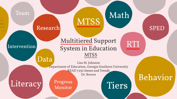 MTSS/RTI Infographic by Lisa Johnson on Prezi
