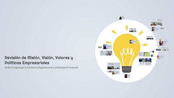 Revisión de Misión, Visión, Valores y Políticas Empresariales by Jimena ...