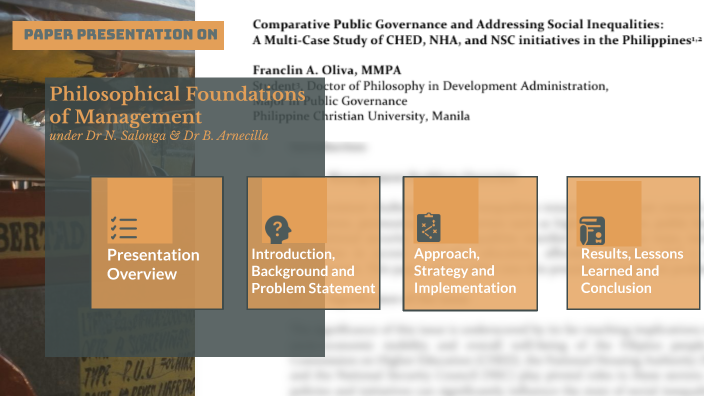FAO PHD Paper - Philo Mgmt by Franco Oliva on Prezi
