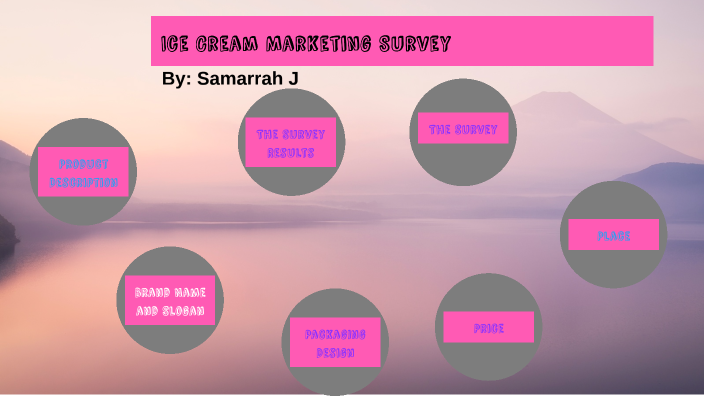 Ice Cream Marketing Survey by Samarrah johnson on Prezi