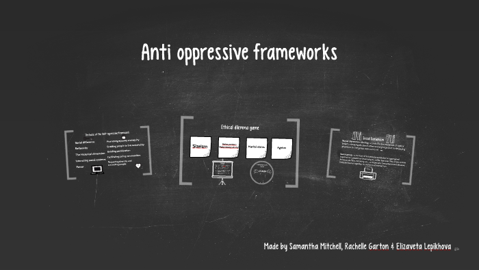 Anti oppressive frameworks by Elizabeth Lepikhova