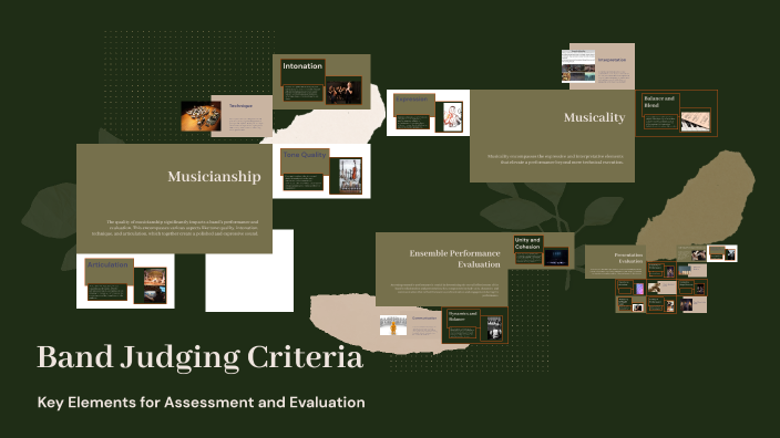 Band Judging Criteria by Justus Daniel on Prezi
