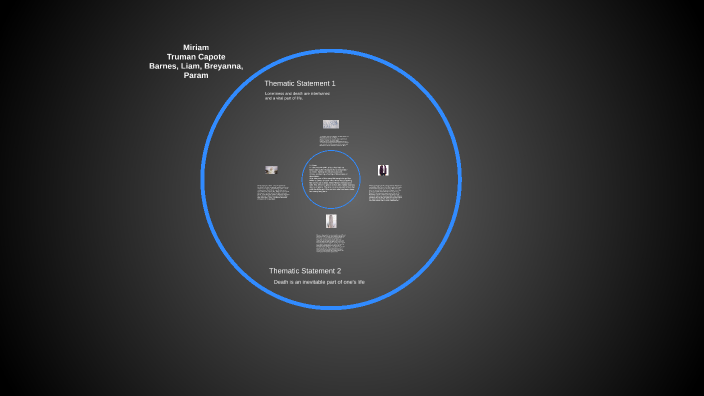 Thematic Map Template: "Miriam" by Andrea Allen on Prezi