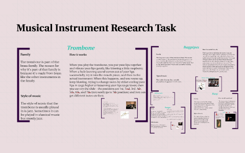 Musical Instrument Research Task by Jessica Bellerose on Prezi