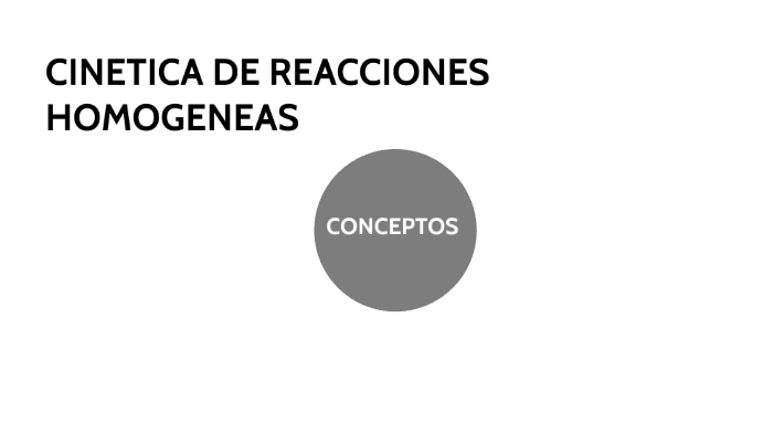 CINETICA DE REACCIONES HOMOGENEAS by Joaquín Lefranc Cabrera on Prezi