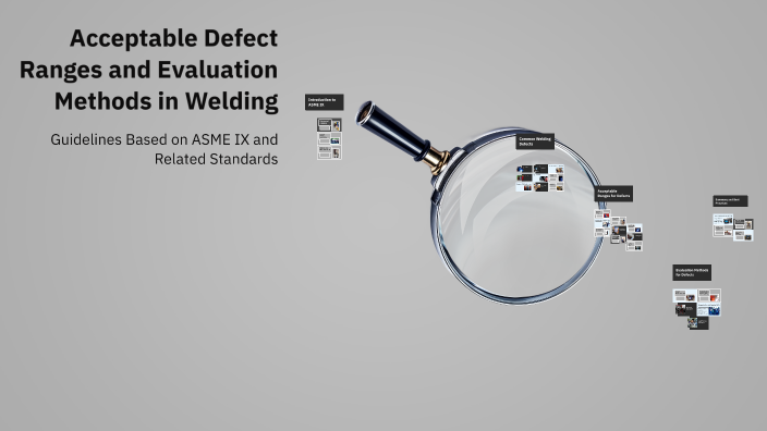Acceptable Defect Ranges and Evaluation Methods in Welding by deen ...