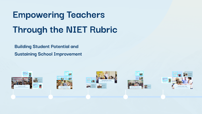 Empowering Teachers Through the NIET Rubric by Lauren Nauman on Prezi