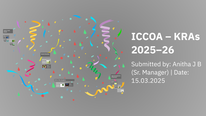ICCOA – KRAs 2025–26 by Anitha Khatroth on Prezi