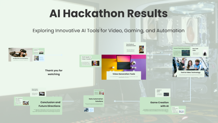 AI Hackathon Results by John Mann (Obsess) on Prezi