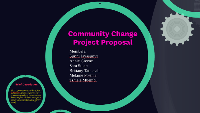 Community Change Project Proposal by surini jayasuriya on Prezi