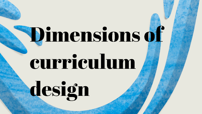Principles and dimensions of curriculum design by Darrel James ...