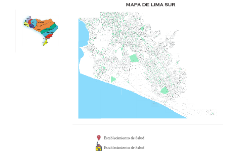 Mapa de Lima Sur by pamela santillana vásquez on Prezi