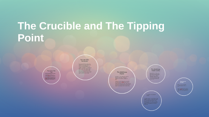 The Crucible and The Tipping Point by Kristin Sams on Prezi