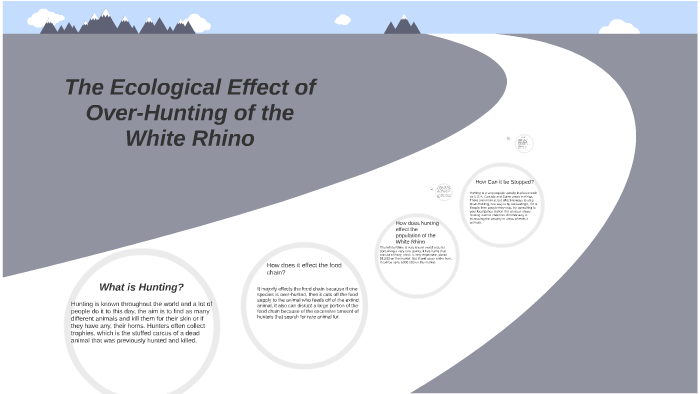The Ecological Effect on Over-Hunting on the White Rhino by Joel Curry ...