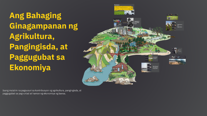 Ang Bahaging Ginagampanan ng Agrikultura, Pangingisda, at Paggugubat sa ...