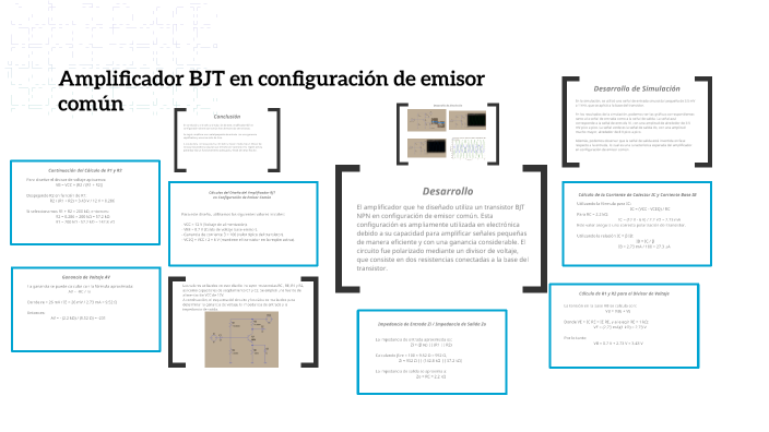 Amplificador BJT en configuración de emisor común by VICTOR DANIEL JIMENEZ ESTRELLA on Prezi