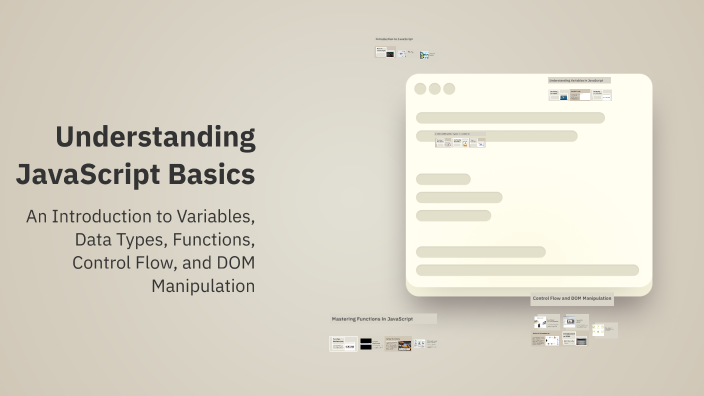 Understanding JavaScript Basics by yyc Farhan akbar on Prezi
