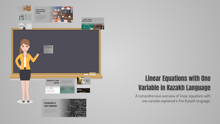 Linear Equations with One Variable in Kazakh Language by Арай ...