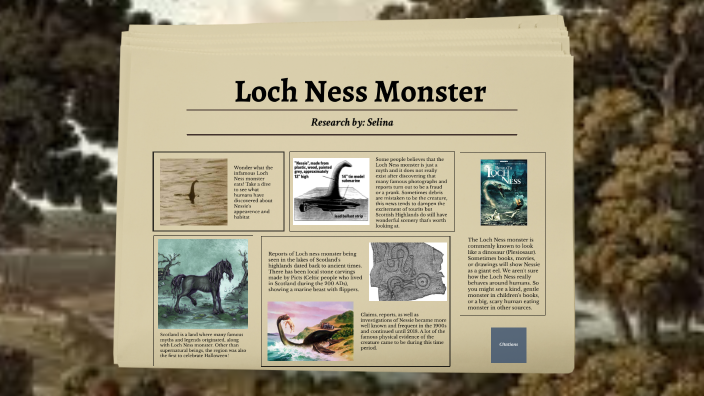 Loch Ness monster research project by Selina Wang on Prezi