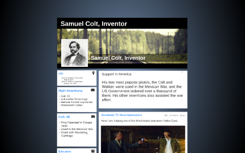 Samuel Colt, Inventor by Porter B on Prezi