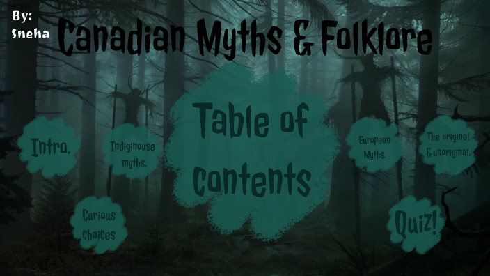 Canadian myths & folklore - Sneha by Sneha Fraelic