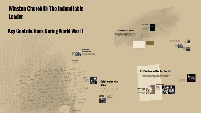 Winston Churchill: The Indomitable Leader by Iheb Montacer on Prezi