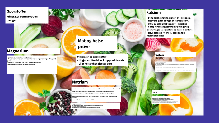 Mat og helse prøve by Mahlet Geremew on Prezi