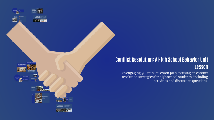 Conflict Resolution: A High School Behavior Unit Lesson by Eddie ...