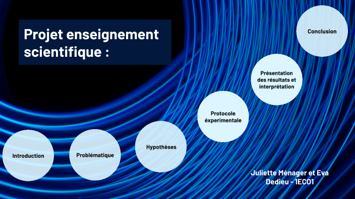 Enseignement scientifique by juliette Ménager on Prezi