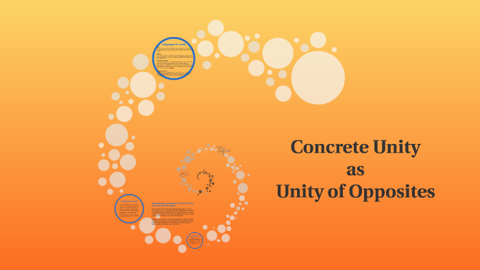 Concrete Unity as Unity of Opposites by honda lin