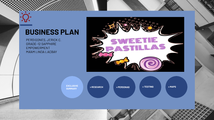 BUSINESS PLAN PASTILLAS by Jerick Perdigones on Prezi