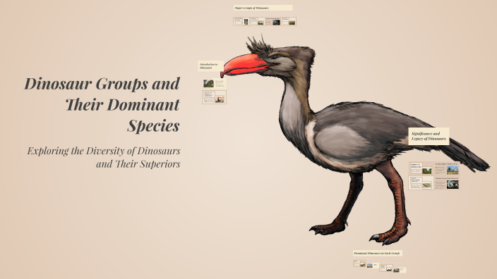 Dinosaur Groups and Their Dominant Species by thomas de jonge on Prezi