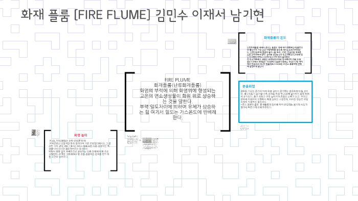 화재 플룸 [FIRE FLUME] 김민수 이재서 남기현 by 민수 kim on Prezi