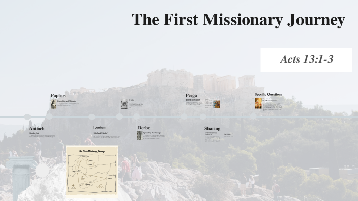 The First Missionary Journey by Addy Gar on Prezi