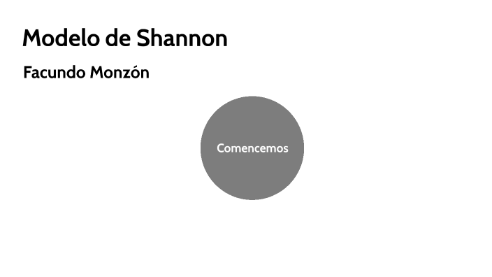 Modelo de Shannon by Facundo Monzón on Prezi