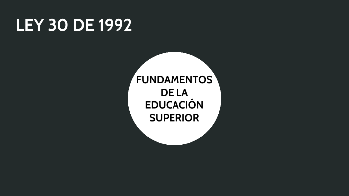 LEY 30 DE 1992 by david trujillo on Prezi