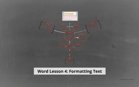 Word Lesson 4: Formatting Text by Kyle Layson