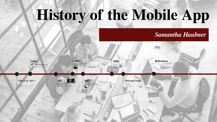 A History of Mobile Apps by Samantha Haubner on Prezi