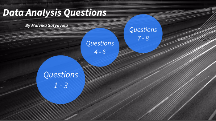 Data Analysis Questions by Malvika S on Prezi