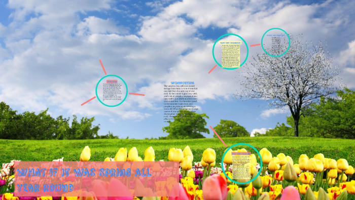 what if it was spring all year round by Javonhinds Taylor on Prezi