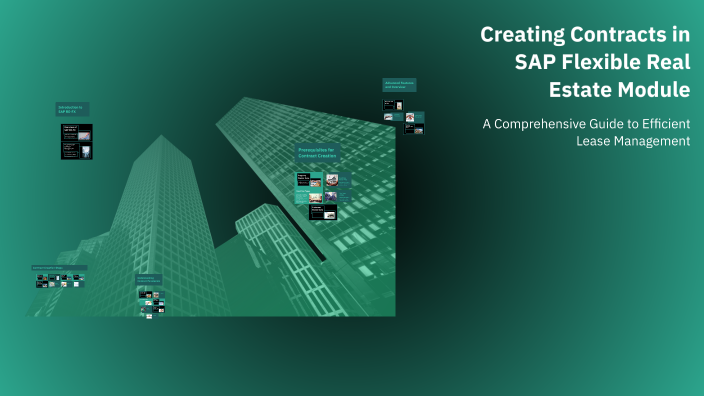 Creating Contracts in SAP Flexible Real Estate Module by HARISH GOLA on ...