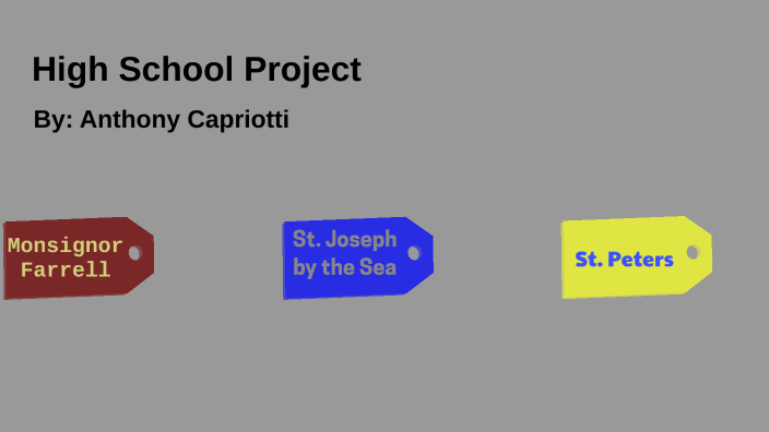 High School Project by Anthony Capriotti on Prezi