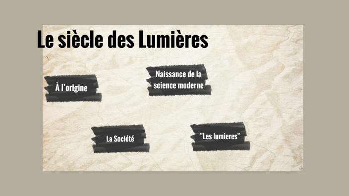 Le siecle des lumieres by Lucre Balassi on Prezi